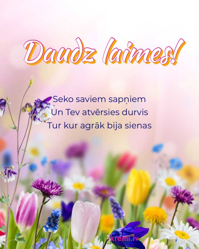 Apsveikumi dzimšanas dienā – Kremi