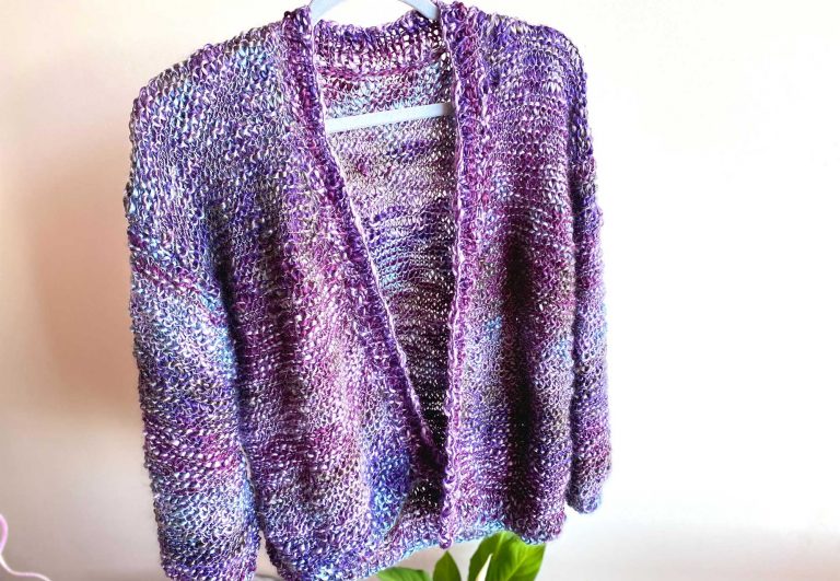 Vienkāršas “oversize” jakas adīšanas pamācība – Kremi