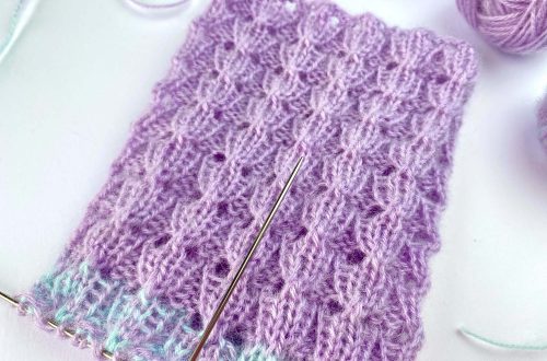 Quick And Easy Lace Knit Pattern – Kremi