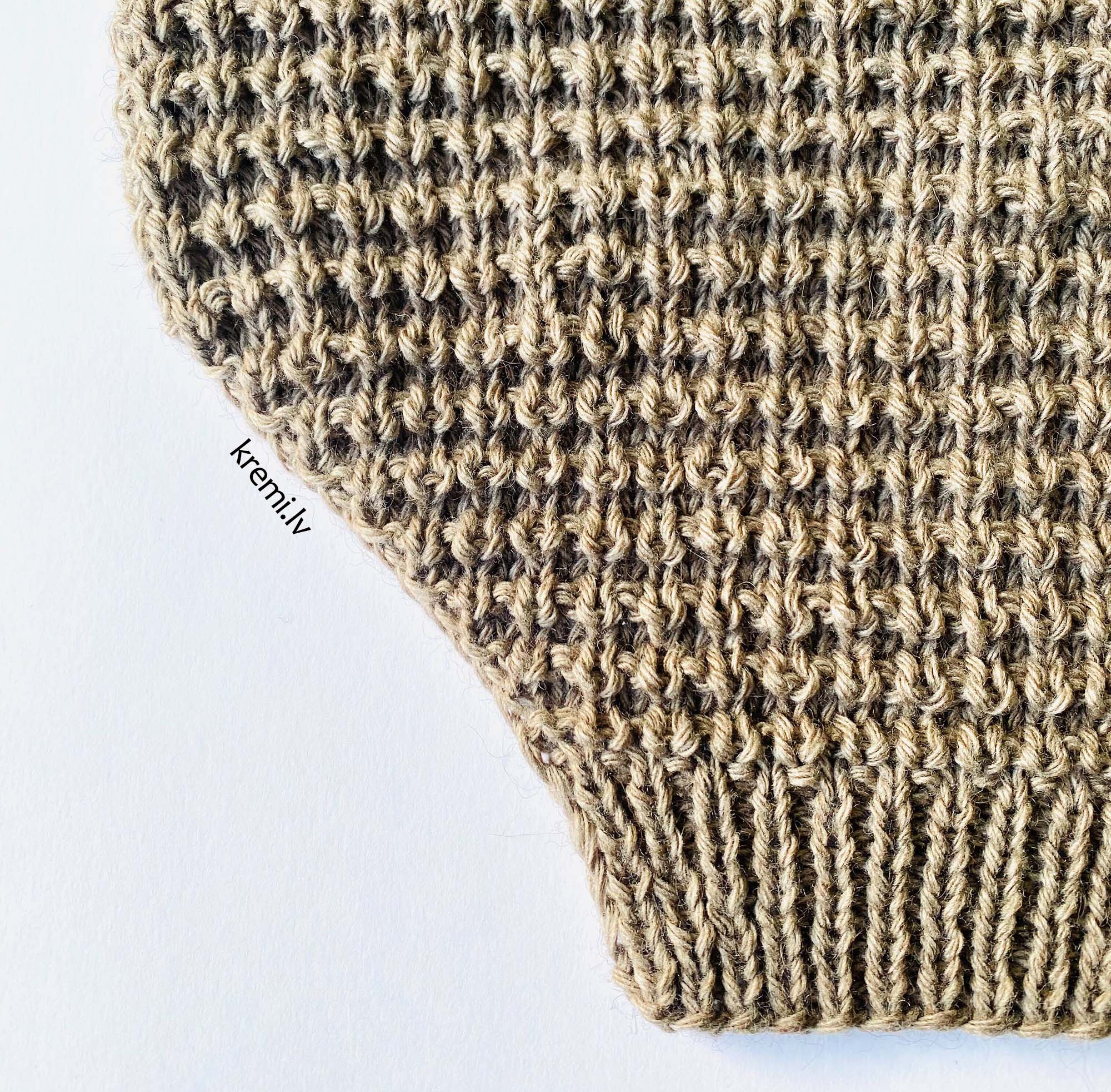 Oversize džempera adīšanas meistarklase iesācējiem – Kremi