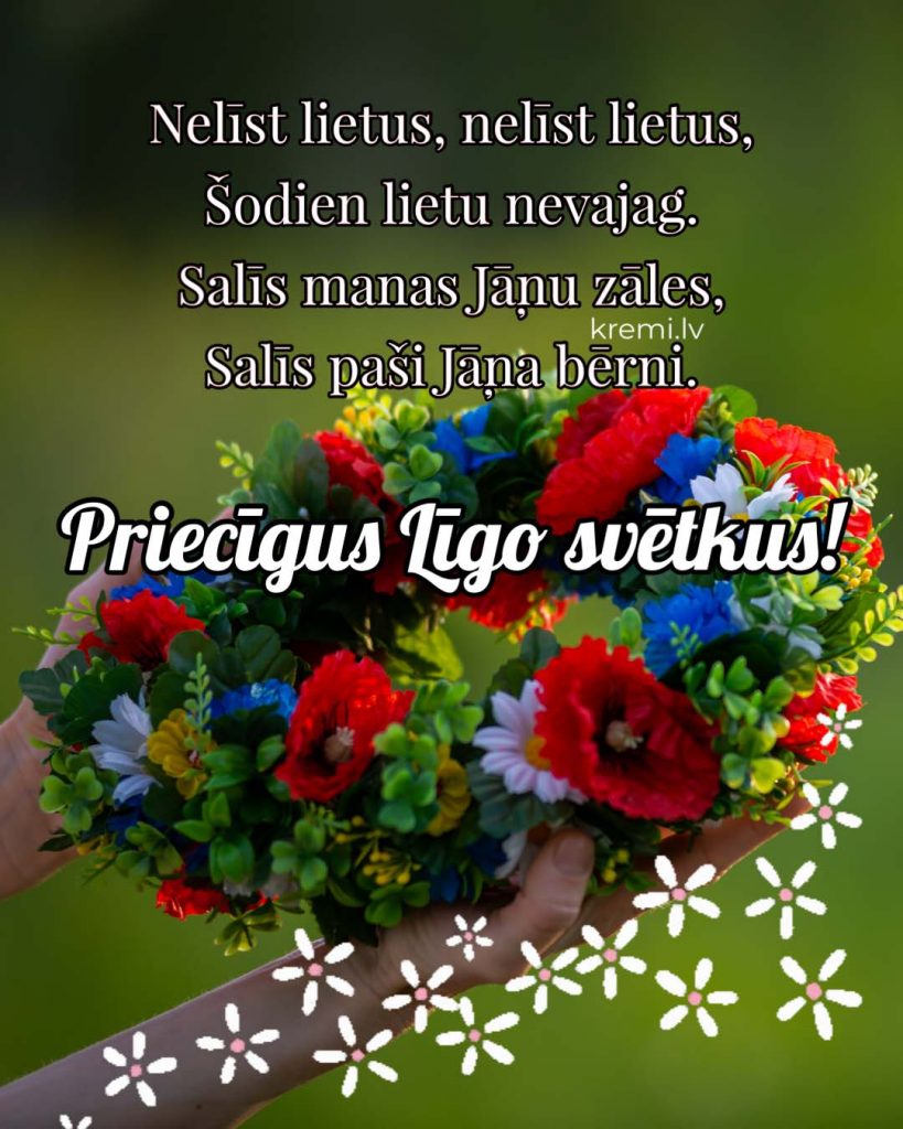 Apsveikumi un novēlējumi Jāņos vai Līgo svētkos – Kremi