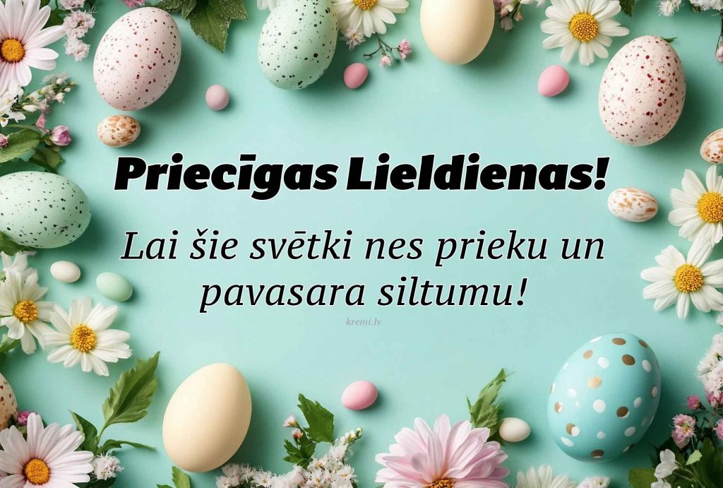 Apsveikumi Lieldienās – Kremi